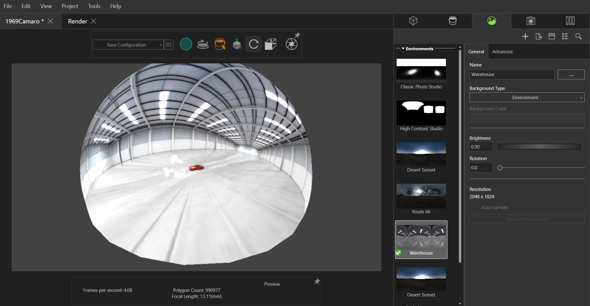 PhotoView 360 ali SOLIDWORKS Visualize
