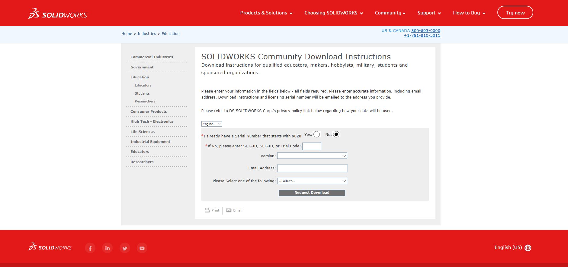 Kot učenec do brezplačne SOLIDWORKS in SOLIDWORKS CAM licence