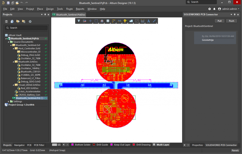 Sodelovanje med SOLIDWORKS in Altium uporabniki