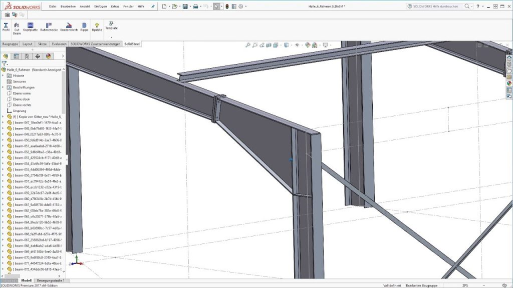 Structural-Steel-Design-with-SOLIDWORKS-SolidSteel-parametric-3D-CAD-Steelwork-Teaser-3