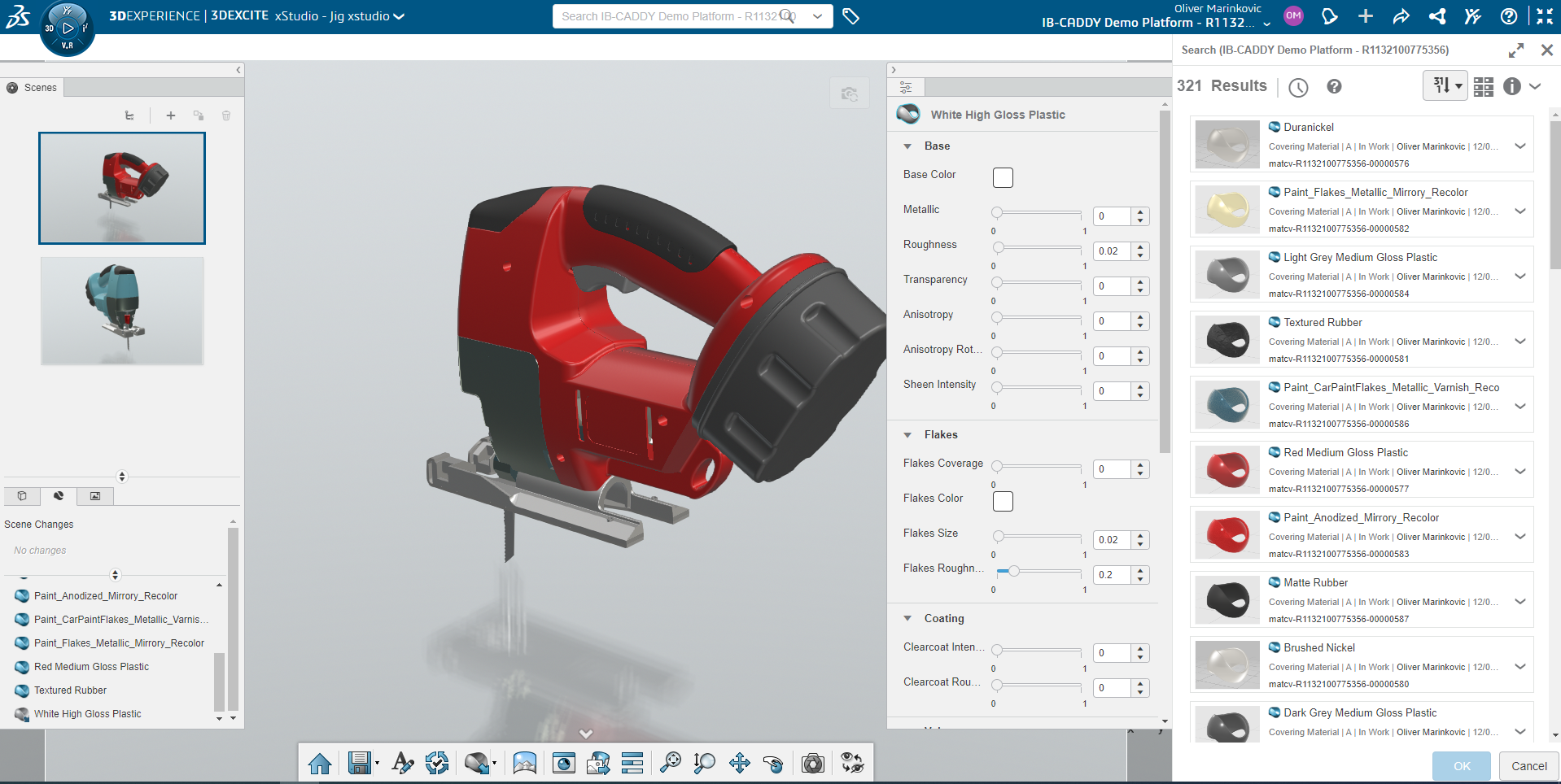 xStudio – Renderiranje na 3DEXPERIENCE platformi